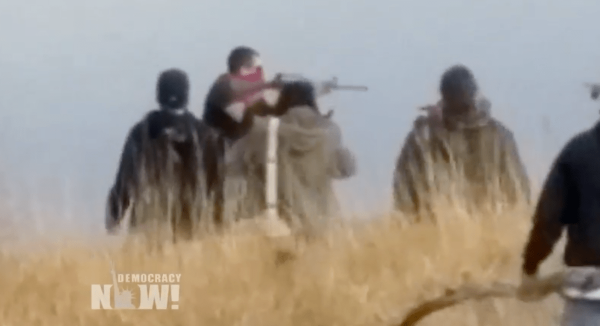 Did #DAPL Security Worker Wielding an AR-15 Rifle Try to Infiltrate ...